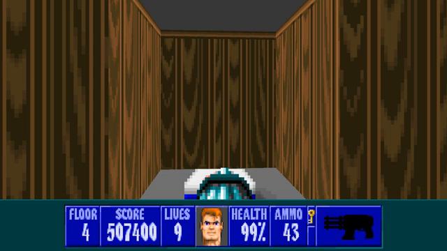 Wolfenstein 3D Episode 1 Walkthrough [100 pct, I am Death incarnate, No commentary]