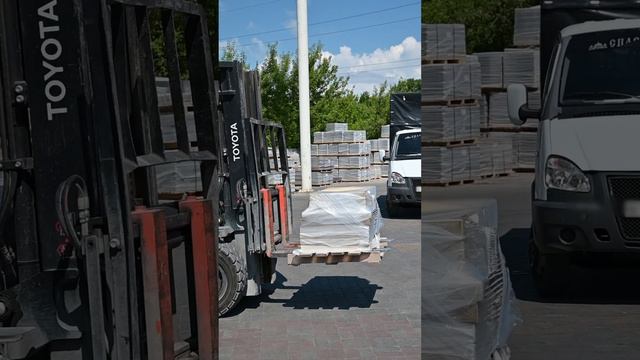 Склад и погрузка на заводе АрБет
