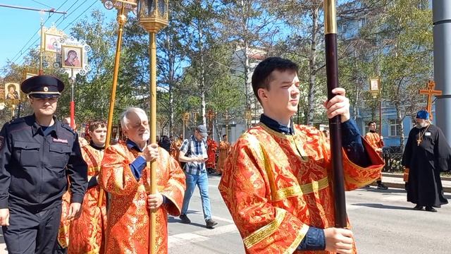 Крёстный ход в Новосибирске в честь Дня славянской письменности и культуры, 21 мая 2023 г