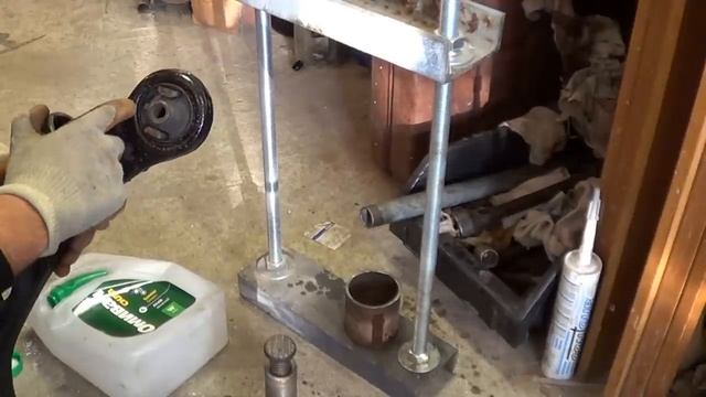 Замена сайлентблоков. хонда фит