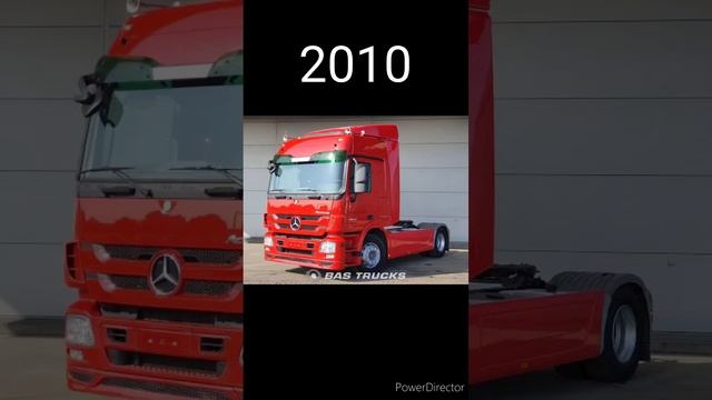 Evolution of mercedes Actros(1995~2023)#short