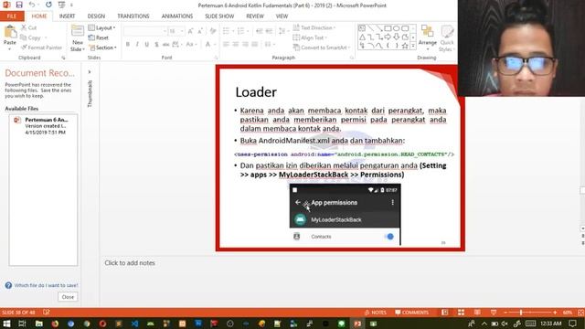 Fundamentals Android Dengan Kotlin Api Loader Mobileandroid2019