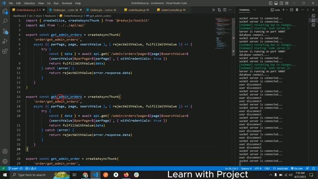 Multi vendor e-commerce MERN Stack [bangla] | admin order status change get seller order part ...
