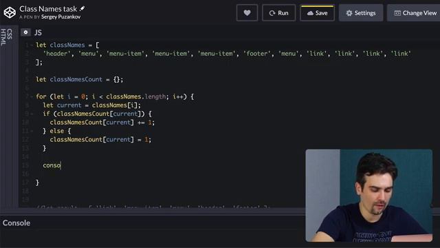 Задача с frontend собеседования： Class Names ｜ Разбор решения на JS