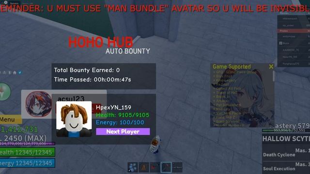 [Auto Bounty Hunt Script - Blox Fruits] Mobile/PC - смотреть видео ...