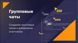 Создание групповых чатов и добавление новых участников