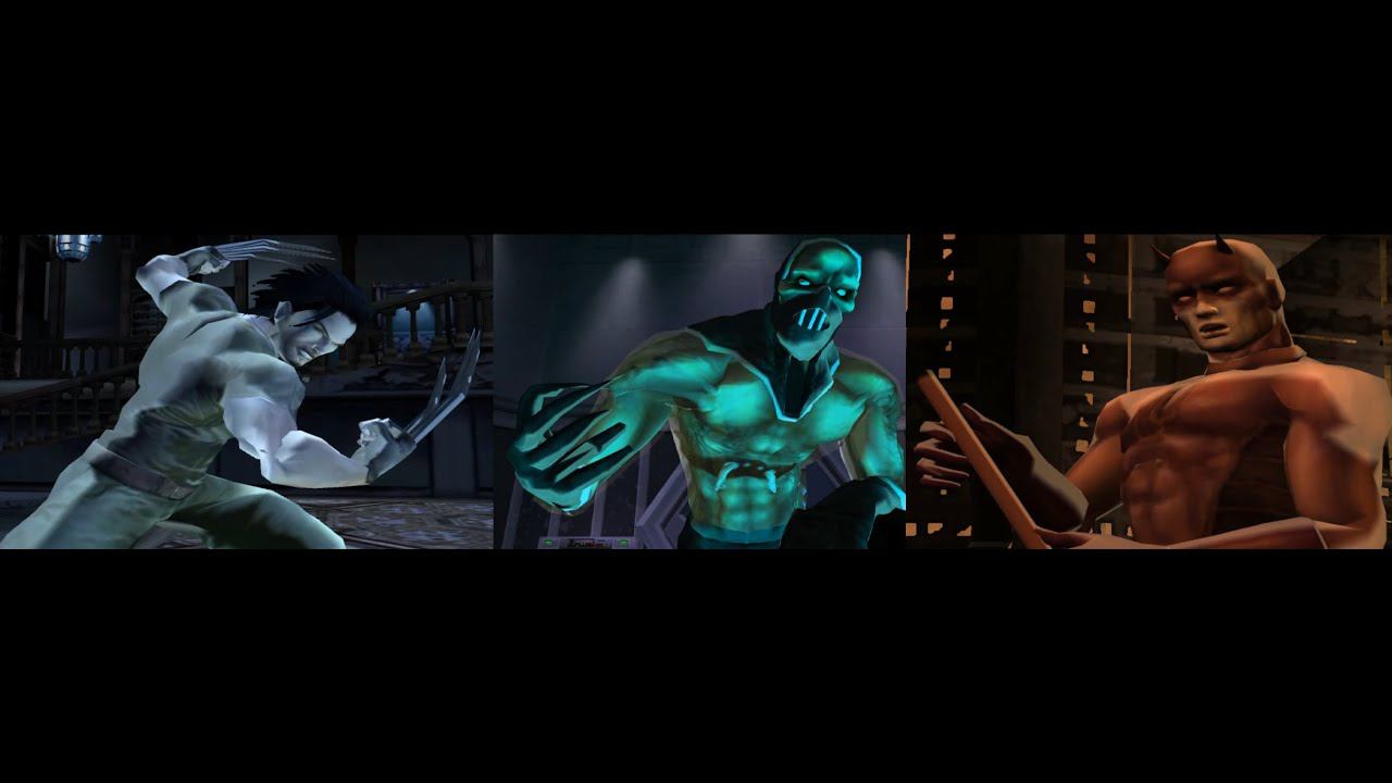 Marvel Nemesis: Rise of the Imperfects (Gamecube) Wolverine, Hazmat & Daredevil Gameplay
