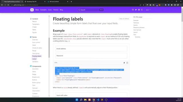10 Bootstrap Floating Label and Layout | Bootstrap Bangla Tutorial a to ...