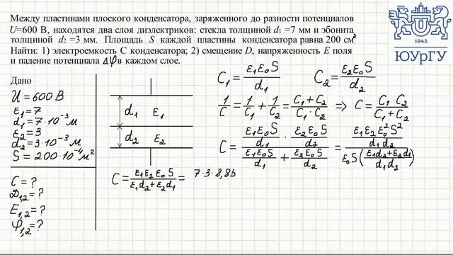 Плоский конденсатор