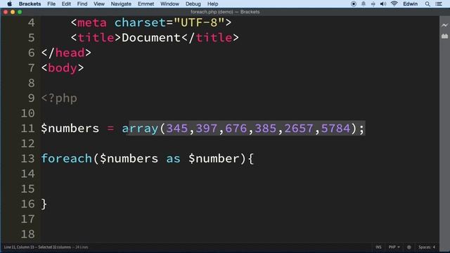 019 Foreach Loop in PHP – смотреть онлайн видео от Code Crush в хорошем качестве и бесплатно ...