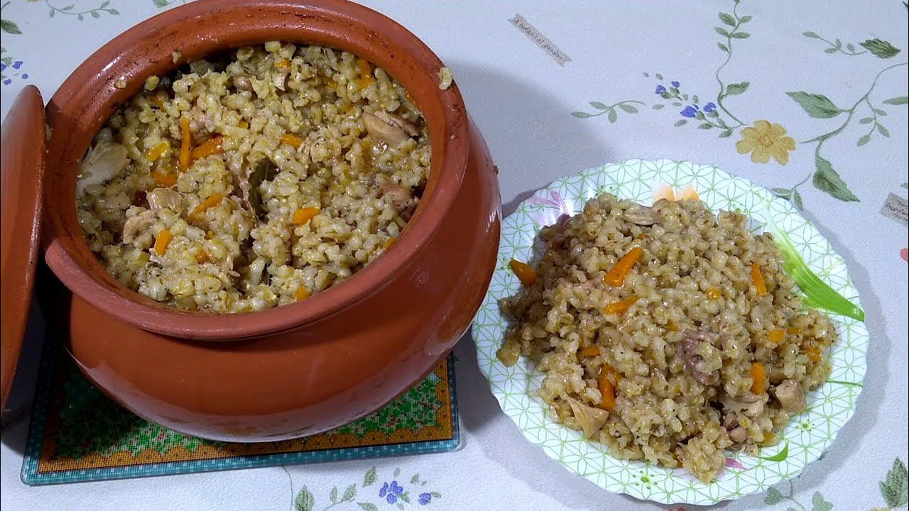 Каша перловая в горшочке. Как в русской печи, очень вкусно!