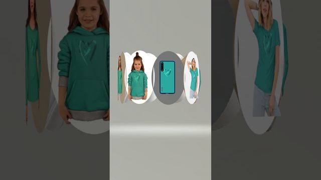 2 сердечка на бирюзовом фоне