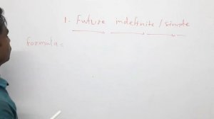 Future indefinite/simple tense