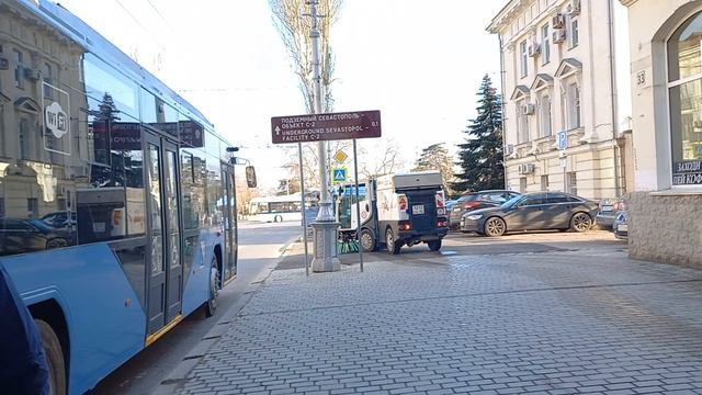 Севастопольский троллейбус- Остановка площадь Суворова