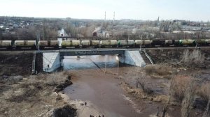 Разлив под мостами Воронеж Ваи