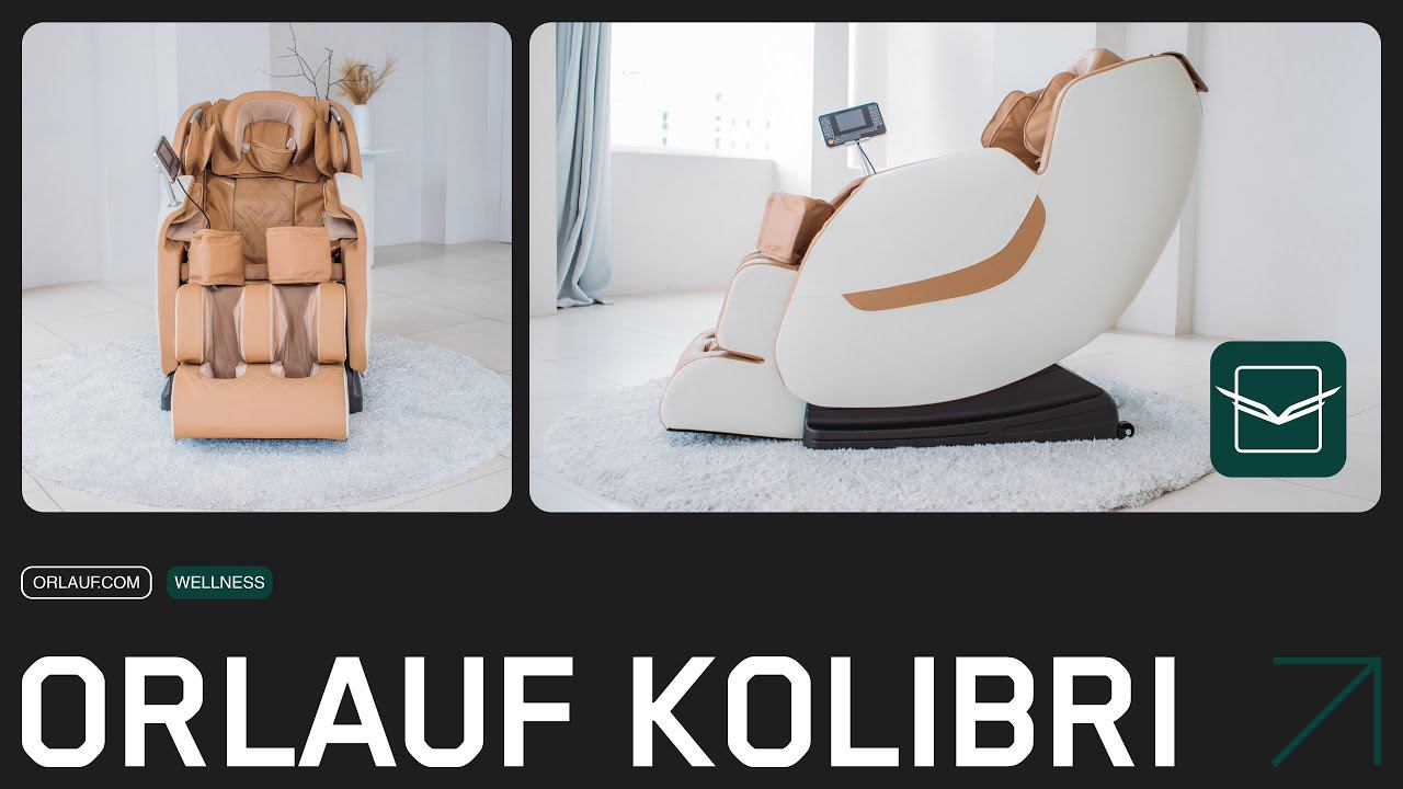 Orlauf Kolibri — массажное кресло, которое перенесет спа-салон в ваш дом!