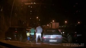Драка на встречке
