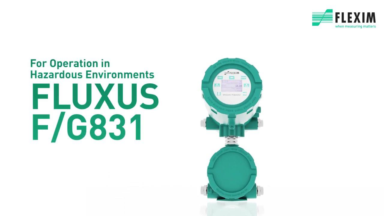 Расходомер FLUXUS F G831 для применения в системах управления опасными технологическими процессами