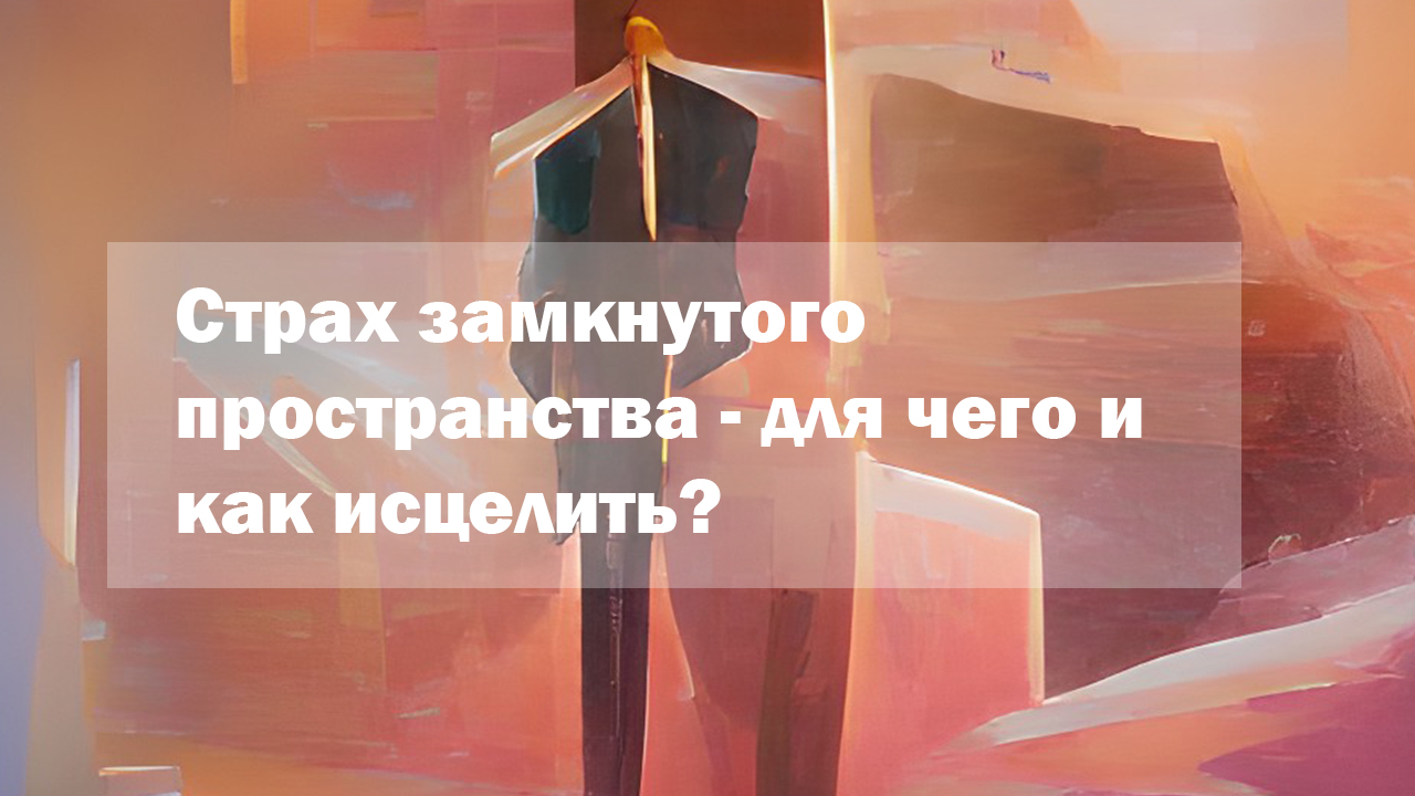 Страх замкнутого пространства - для чего и как исцелить?
