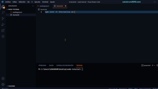 NPM (Node Package Manager): Instalación de Dependencias en Proyecto de Node | Curso Node | js ...