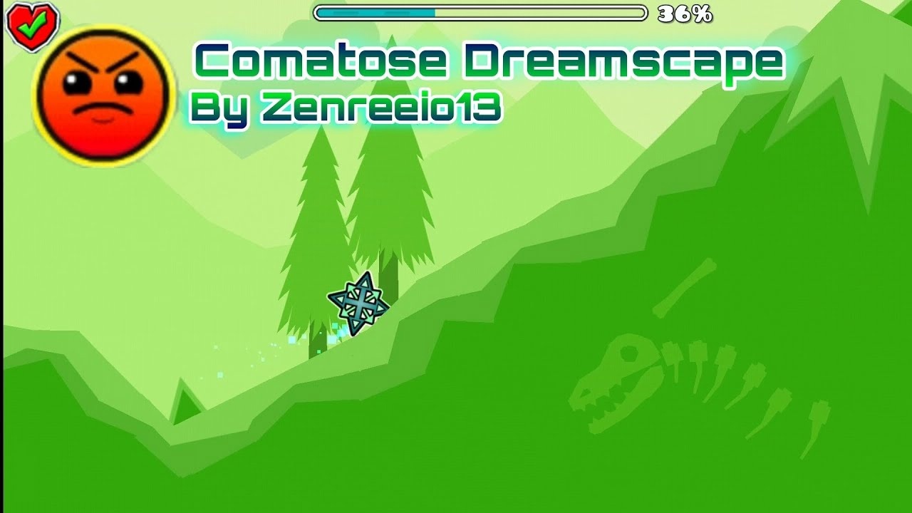 Comatose Dreamscape by Zenreeio13 (Harder 7*) | Geometry Dash