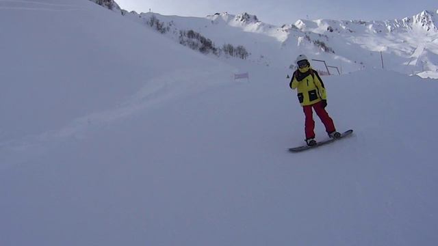 Сочи, полный спуск, снимает лыжник