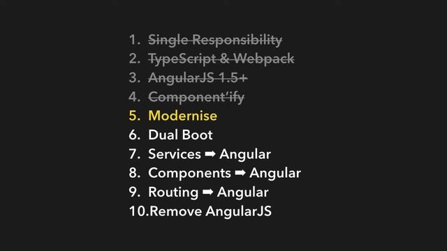 EP 1 | 3 - AngularJS Migration / Overview / The Plan – смотреть онлайн видео от TypeScript и ...