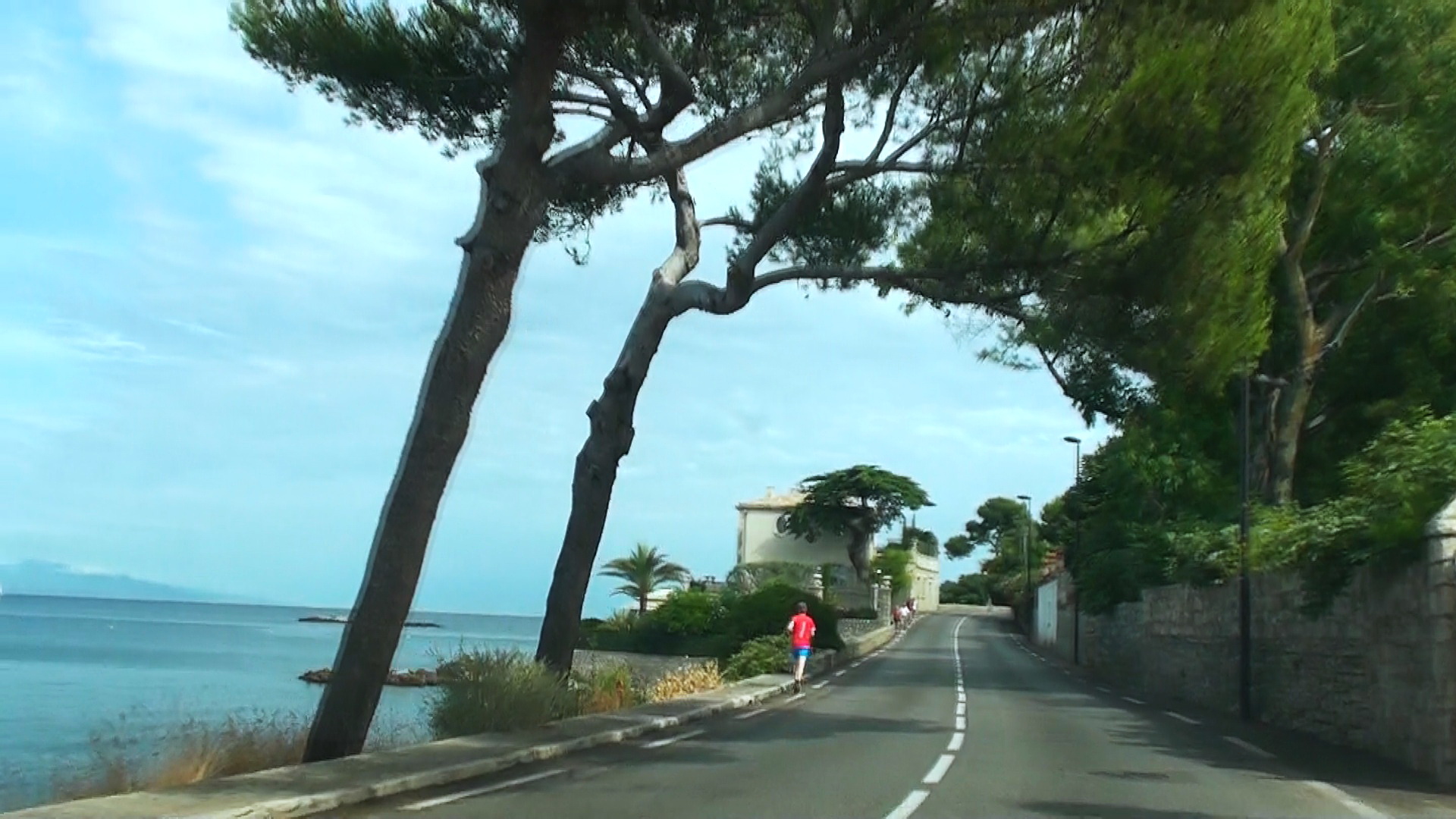 Driving Through Antibes