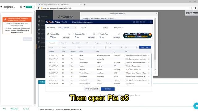 Setup Guide for PIA Socks5 Proxy with Free web scraping ParseHub | 911s5 Alternative | Static IP ...