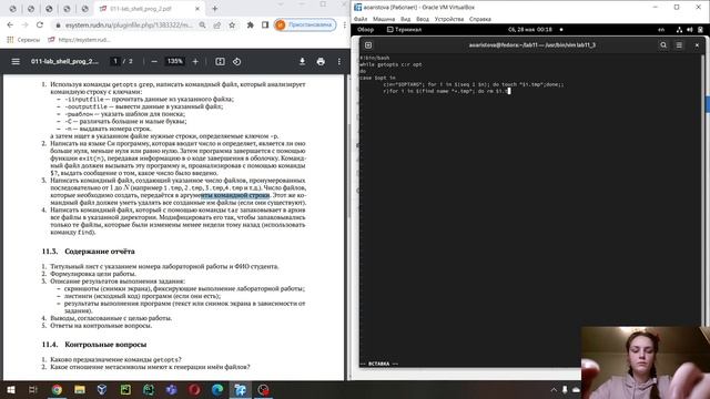 Операционные системы. Лабораторная работа 11. Выполнение.