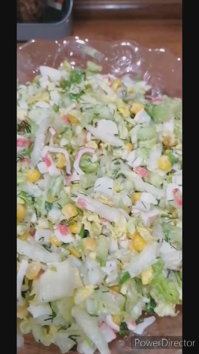Крабовый салат