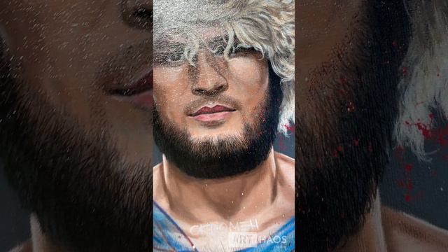 Авторская живопись Khabib Nurmagomedov Baska & studio Art Haos