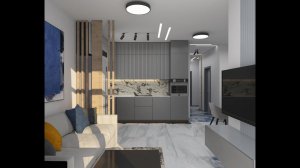 Ремонт, отделка квартиры по дизайн проекту в Сочи.