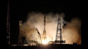 Пуск РКН Союз-ФГ с ТПК Союз ТМА-16М