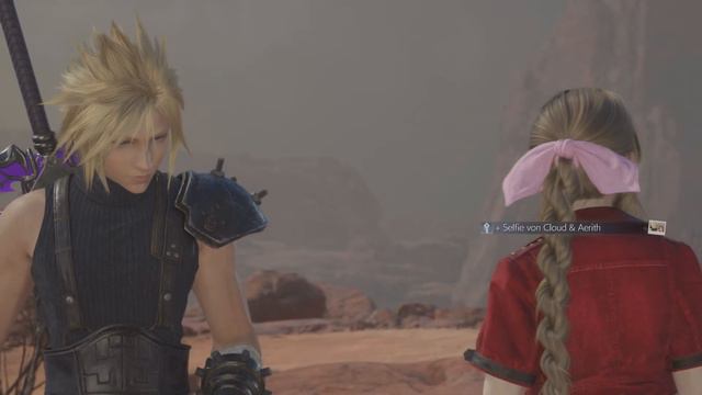 (+FF7 Rebirth Spoilers) Cloud and Aerith selfie scene - смотреть видео ...