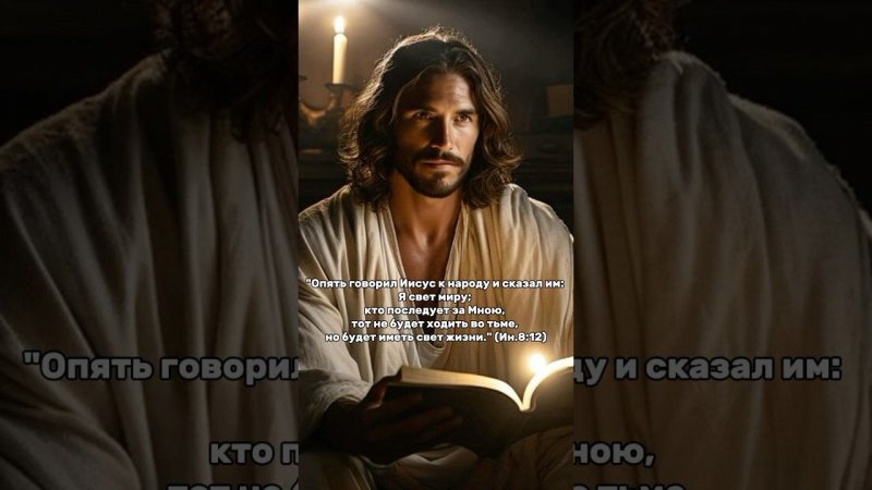 Ин.8:12 #иисус #светмиру #радостьвгосподе #церковьартем
