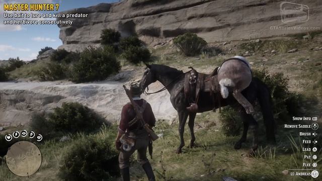 Red Dead Redemption 2 Master Hunter Challenge #7 Guide - Use bait to kill a predator and ...