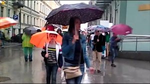 Битва зонтов и дождевиков