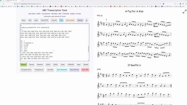 ABC Transcription Tools - Automatically Adding a Metronome to your Tunes – смотреть онлайн видео ...