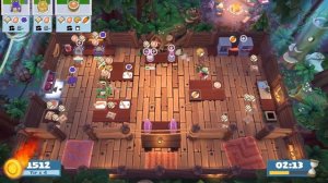 Overcooked! 2 - Campfire Cook Off 3-1 | 3 players | Score: 3400