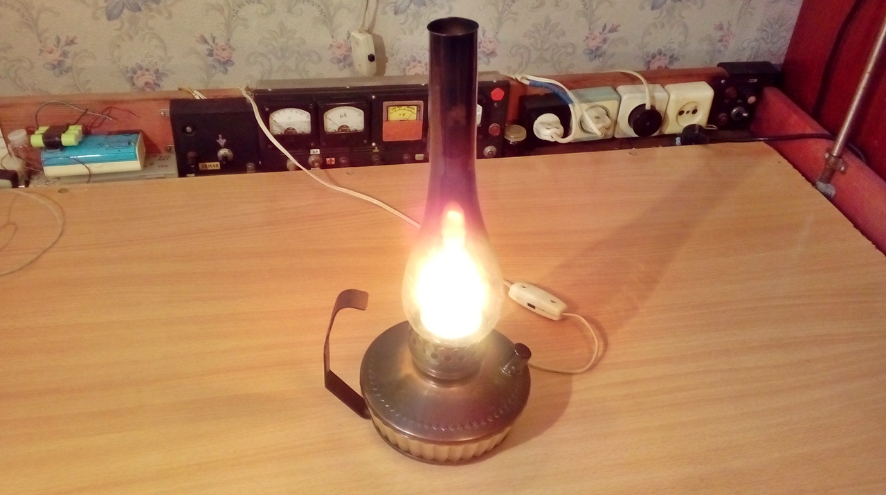 Светильник - ночник «Керосинка» с регулировкой яркости.mp4