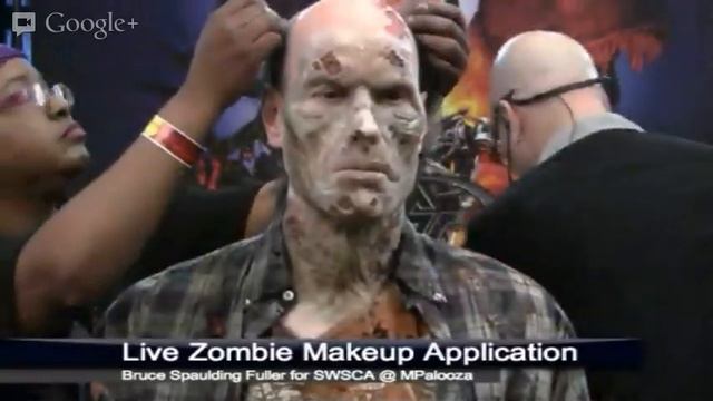 LIVE Zombie Makeup Application - Bruce Spaulding Fuller at ...