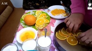 Апельсиновый пирог.Очень вкусный.