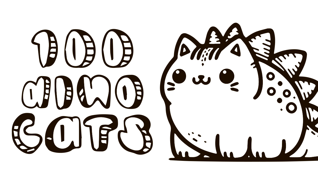 100 dino cats | Все коты | All cats