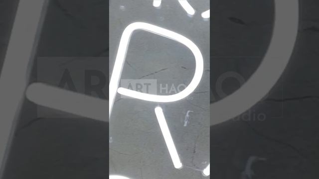 Вывеска из гибкого неона  Brand group от студии Art Haos