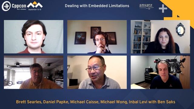 Dealing with Embedded Limitations - Panel Discussion hosted by Ben Saks - CppCon 2020