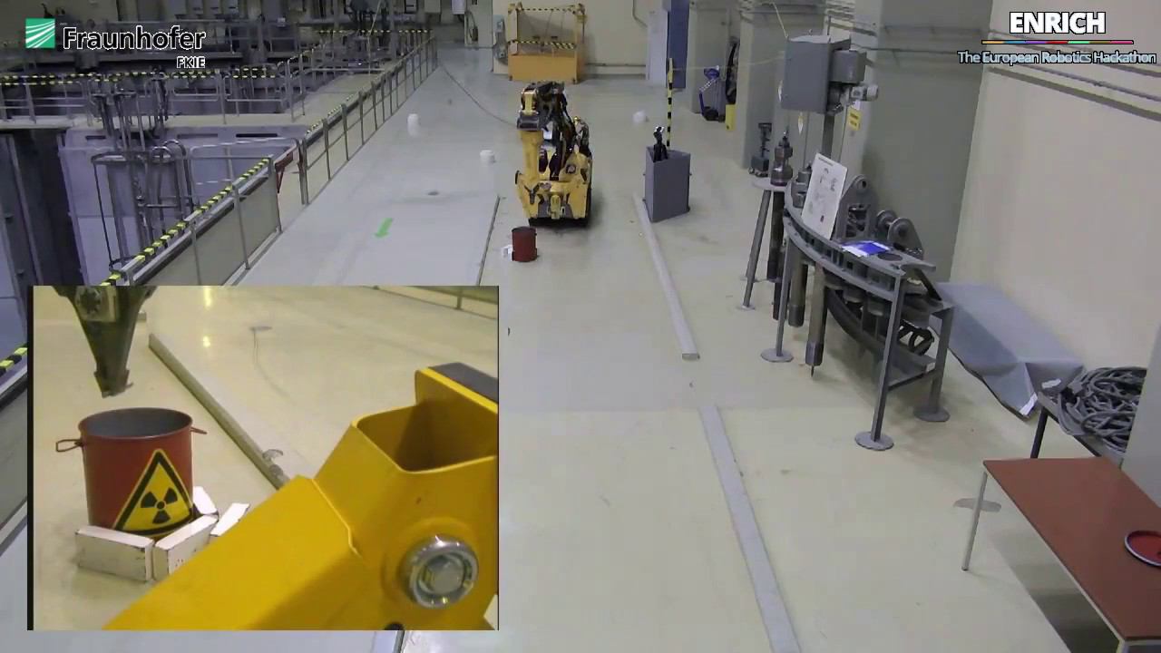 BROKK 100N - робот радиационной разведки