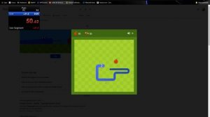 Google Doodle Snake Game Winged Mode (Slow) 25 Apples Attempt 1:07 23