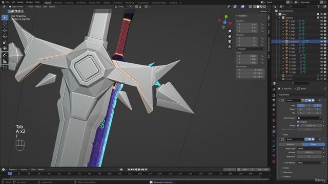 007 Modeling the Highpoly 2