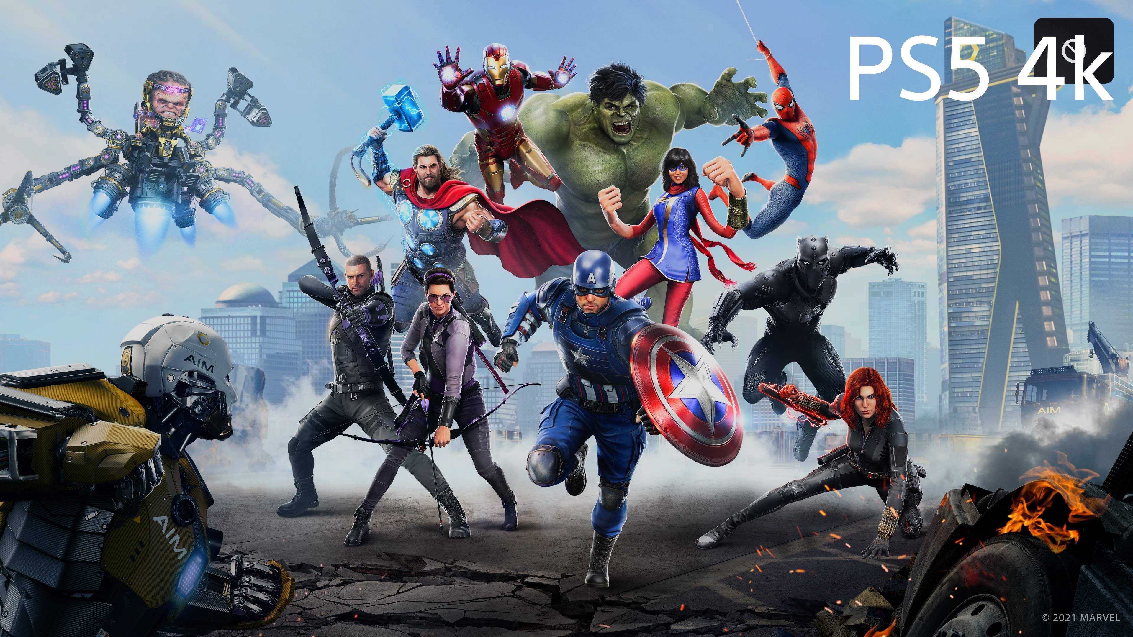 Marvel's Avengers Ps5 4K часть 7  ( капитан Америка в космосе ) .